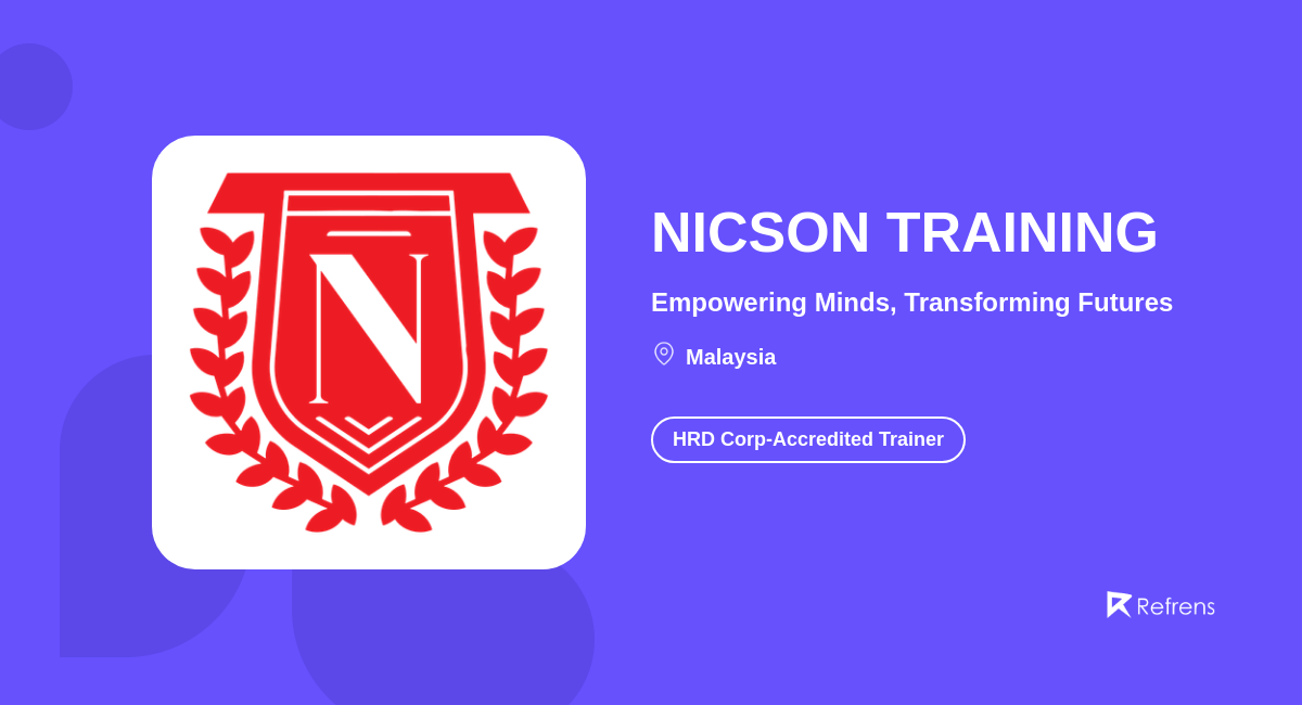 NICSON TRAINING -Refrens