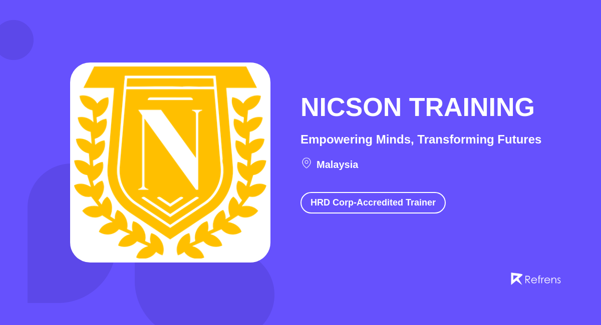 NICSON TRAINING -Refrens