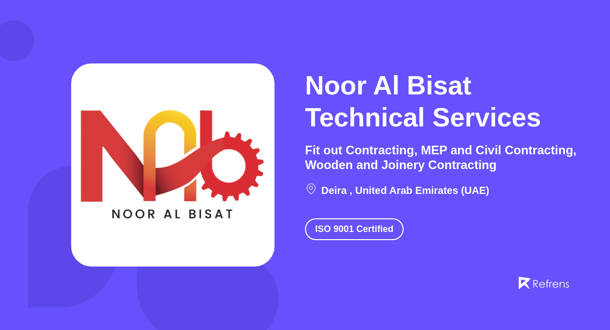 Noor Al Bisat Technical Services, Deira -Refrens