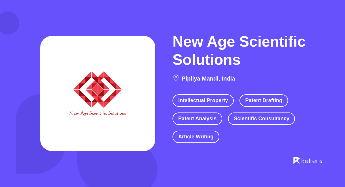 New Age Scientific Solutions | Article Writing, Pipliya Mandi -Refrens