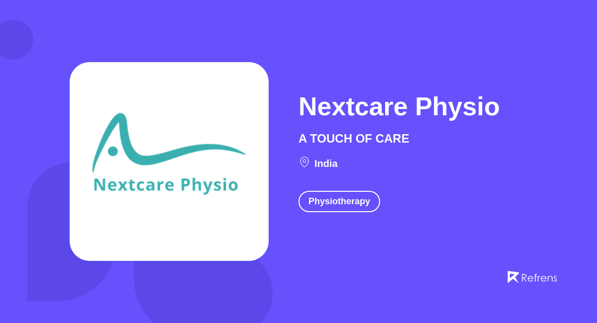 Nextcare Physio | Physiotherapy -Refrens