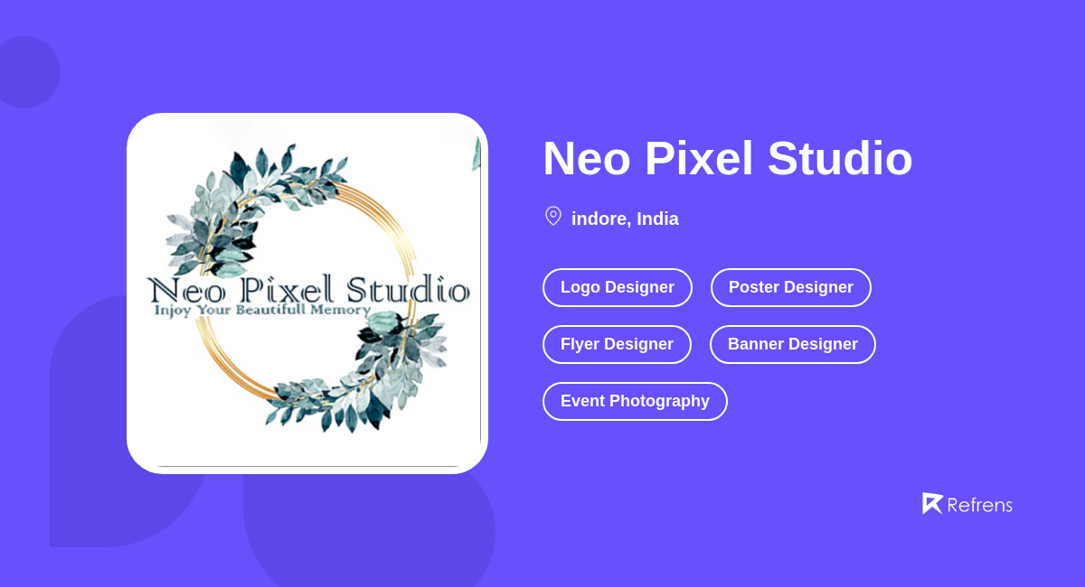 Neo Pixel Studio | Logo Designer, indore -Refrens