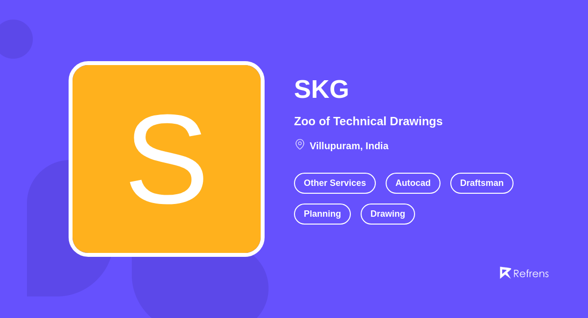 SKG | Other Services, Villupuram -Refrens