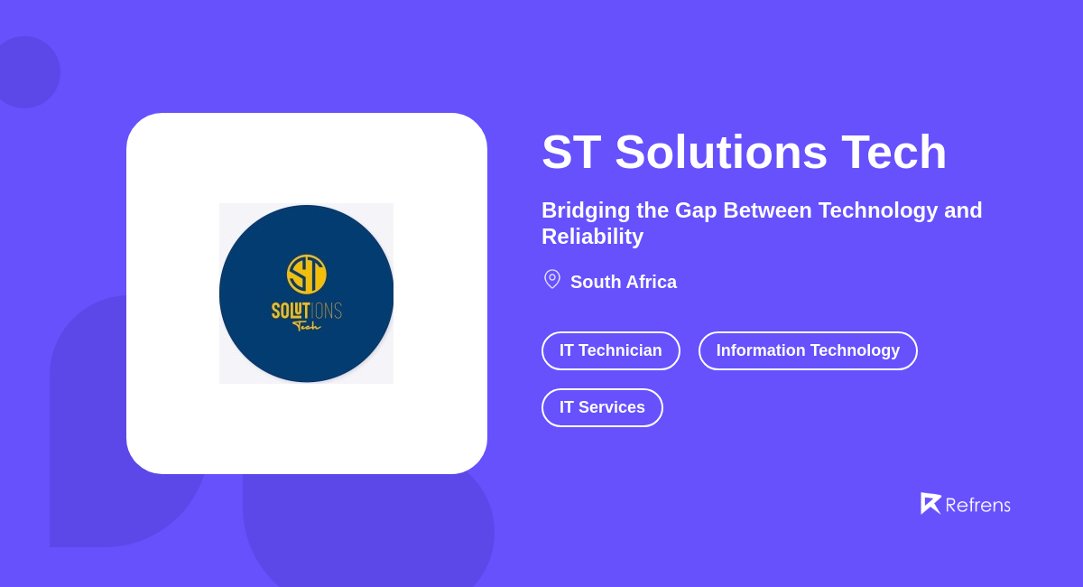 ST Solutions Tech -Refrens