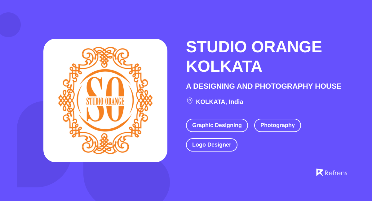 STUDIO ORANGE KOLKATA | Logo Designer, KOLKATA -Refrens