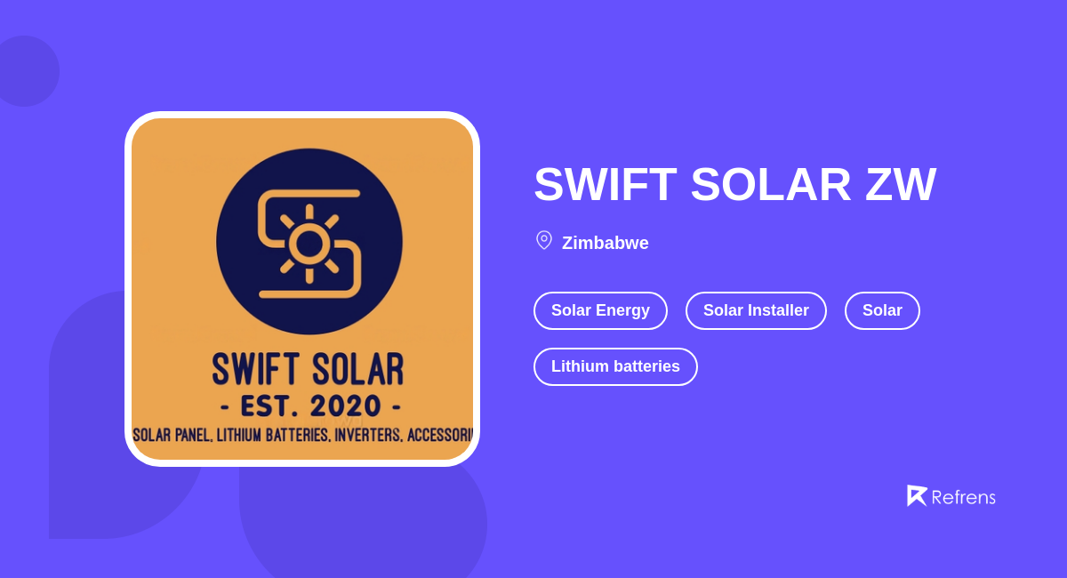 SWIFT SOLAR ZW -Refrens