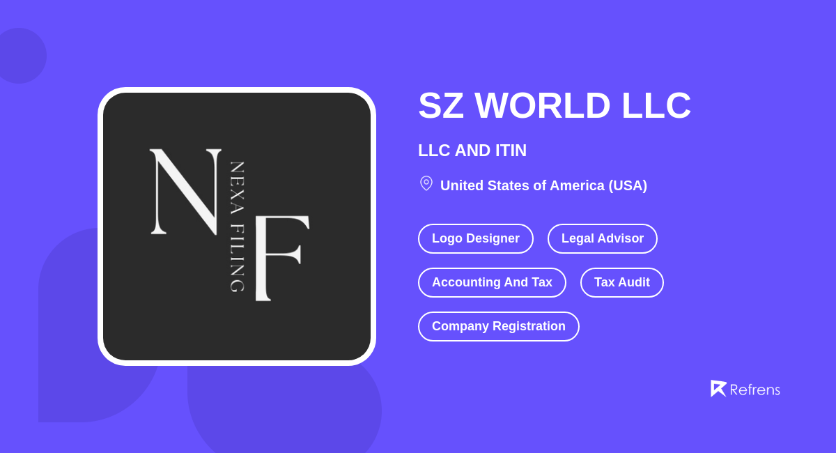 SZ WORLD LLC -Refrens