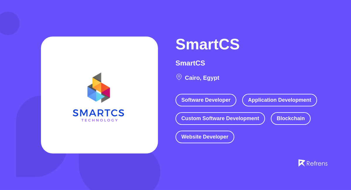 SmartCS, Cairo -Refrens