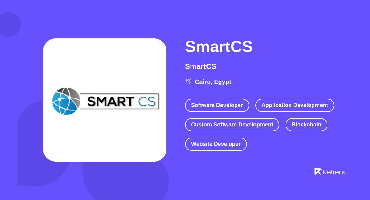 SmartCS, Cairo, Egypt - Refrens Profile