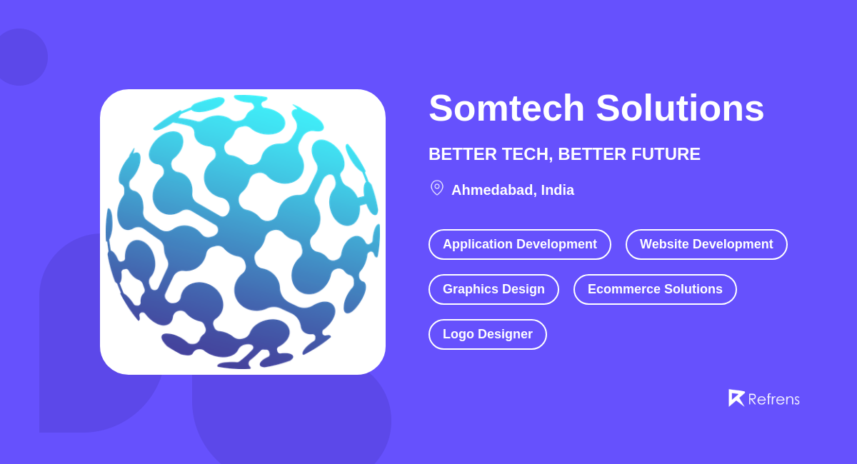 Somtech Solutions | Logo Designer, Ahmedabad -Refrens