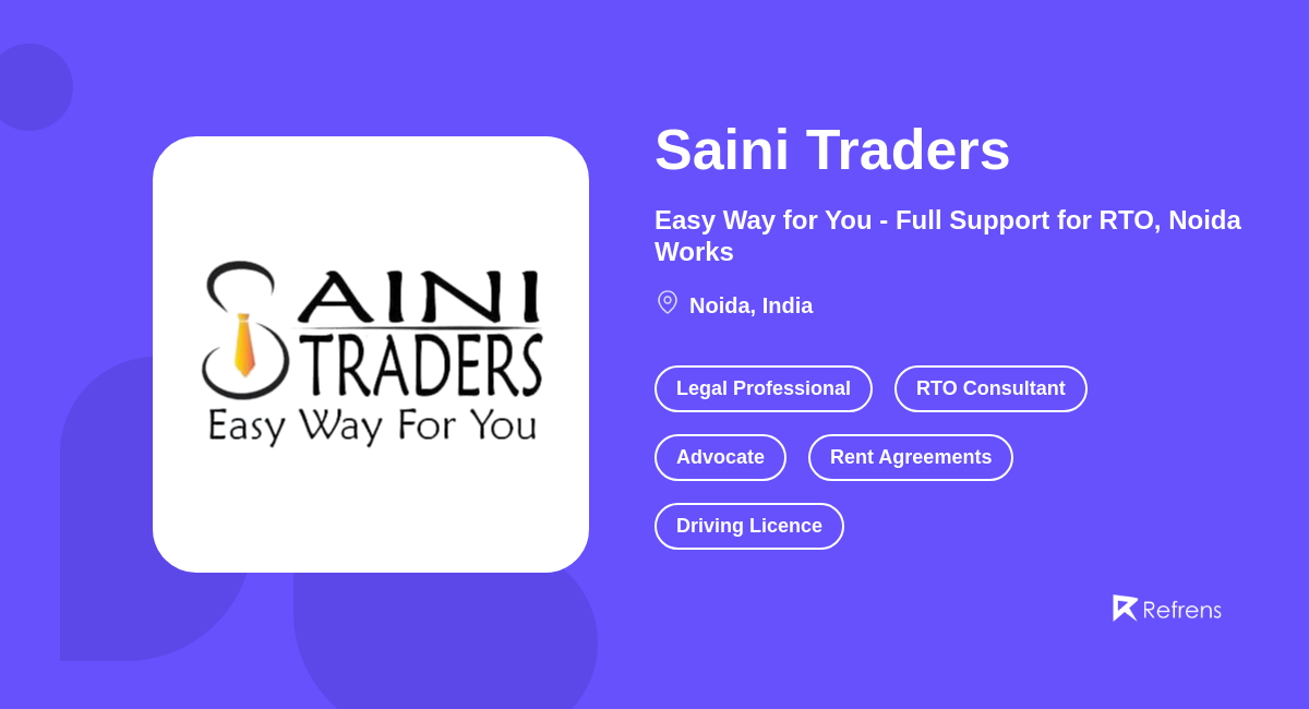 Saini Traders, Noida -Refrens