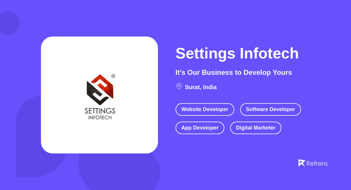 Settings Infotech, Surat -Refrens
