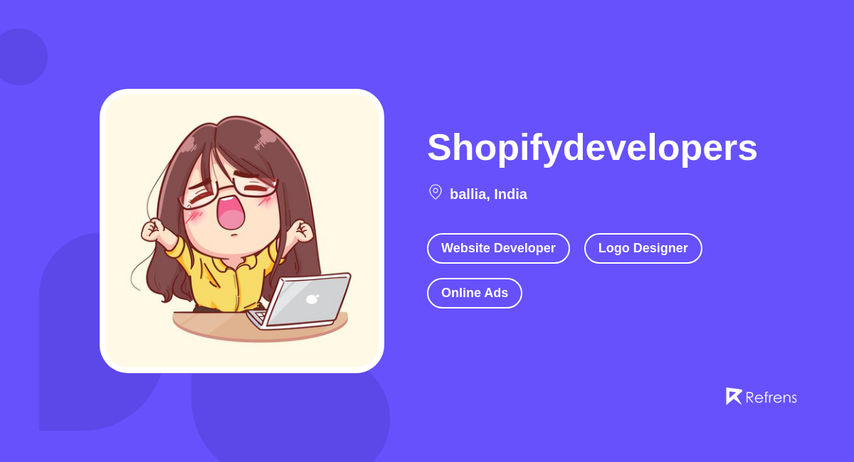 Shopifydevelopers | Website Developer, ballia -Refrens