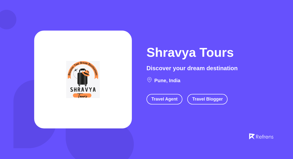 Shravya Tours, Pune -Refrens