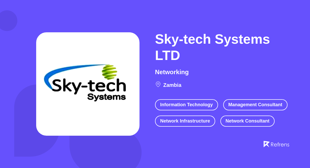 Sky-tech Systems LTD -Refrens