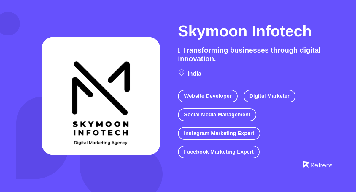 Skymoon Infotech -Refrens
