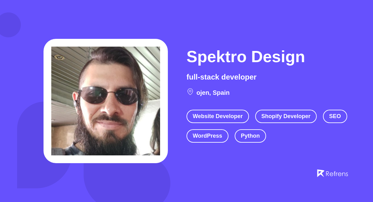 Spektro Design | Website Developer, ojen -Refrens