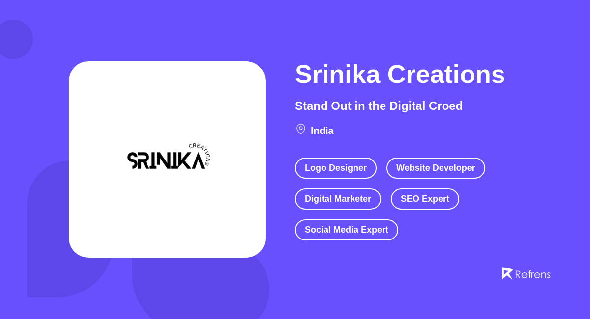 Srinika Creations -Refrens