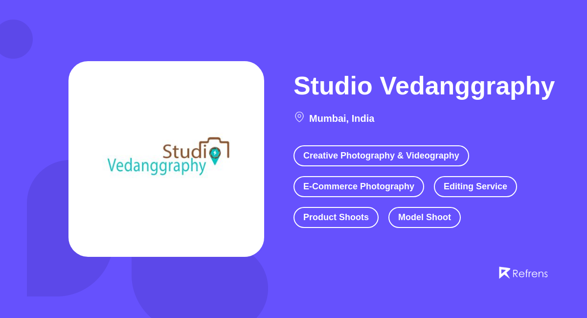 Studio Vedanggraphy | Creative Photography & Videography, Mumbai -Refrens