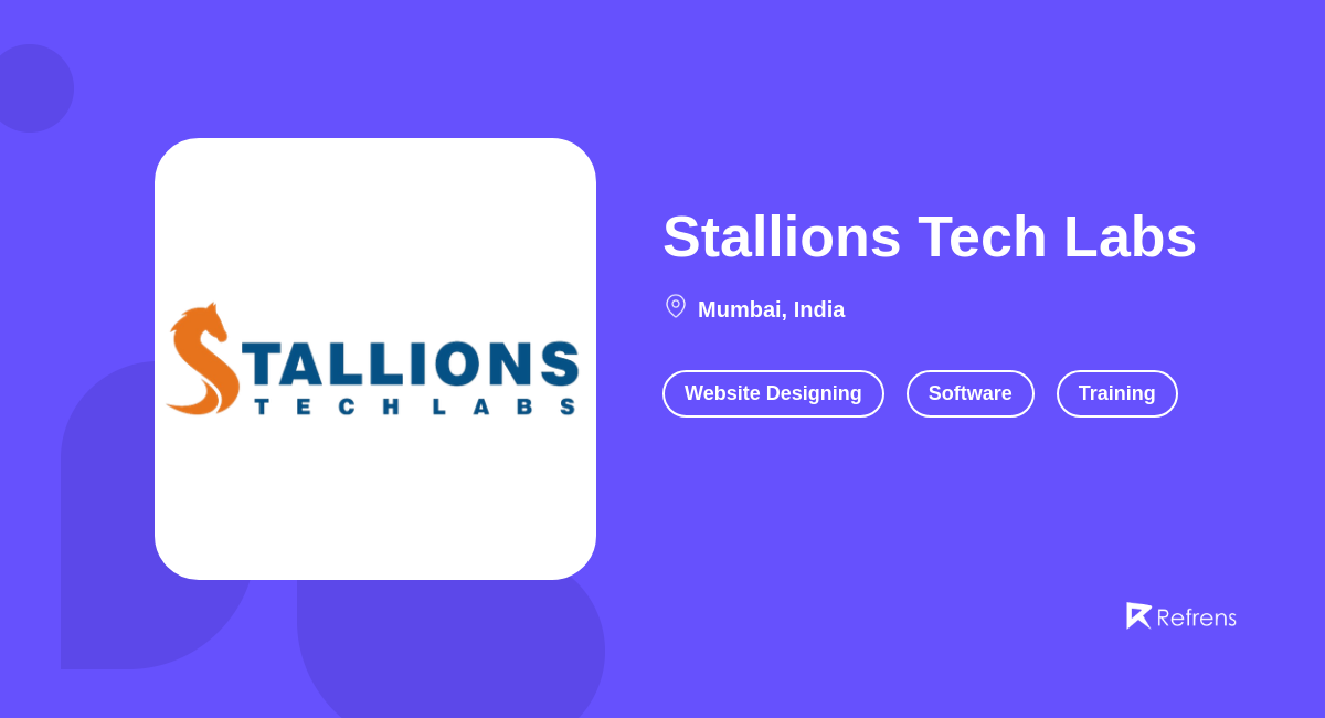 Stallions Tech Labs | Software, Mumbai -Refrens