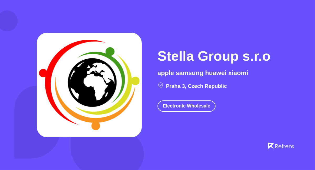 Stella Group s.r.o | Electronic Wholesale, Praha 3 -Refrens