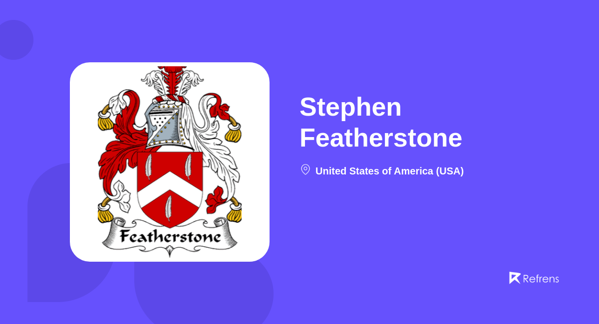 Stephen Featherstone -Refrens