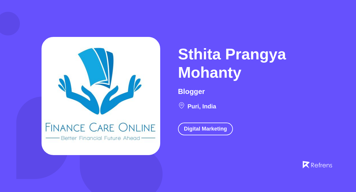 Sthita Prangya Mohanty | Digital Marketing, Puri -Refrens
