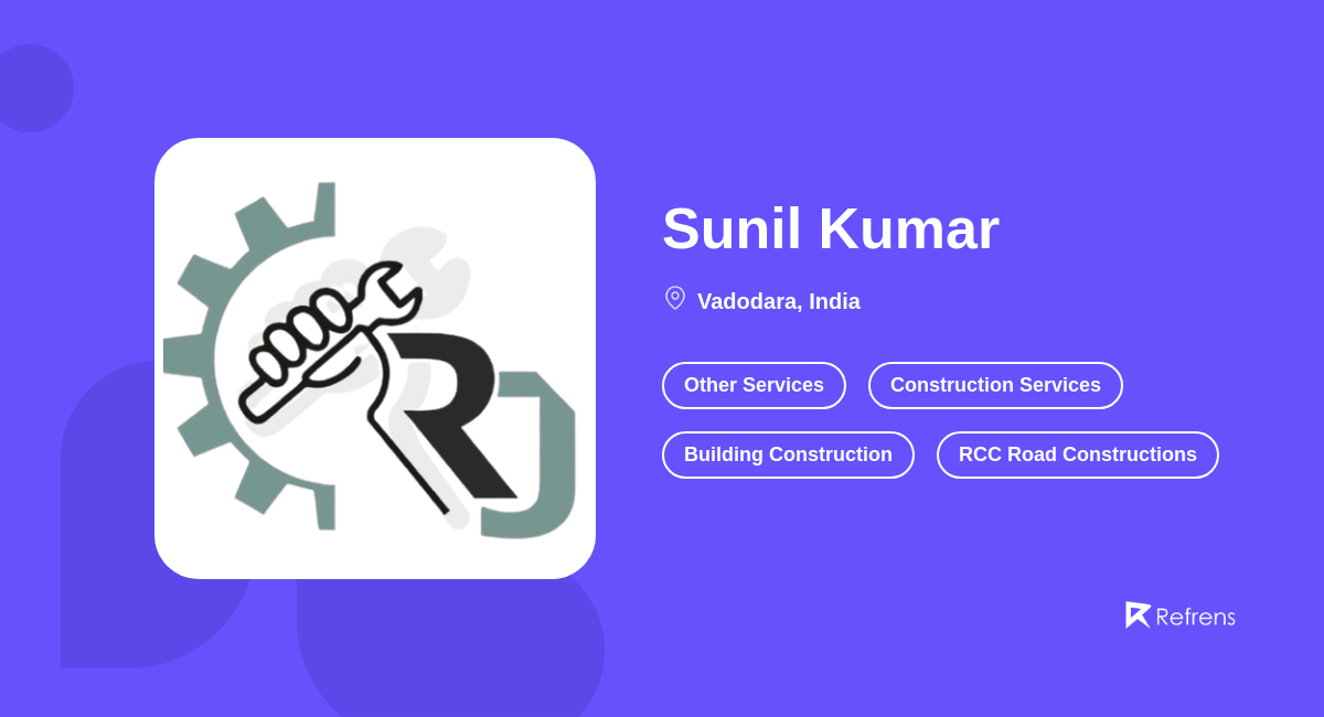 Sunil Kumar | Other Services, Vadodara -Refrens