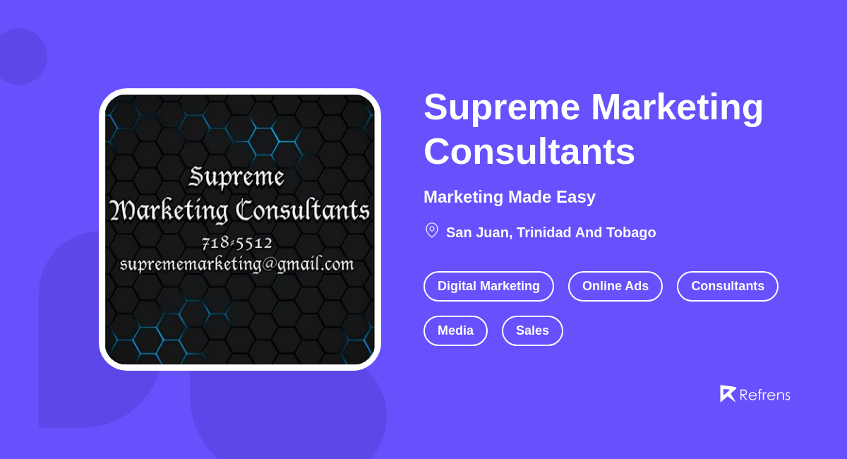 Supreme Marketing Consultants | Digital Marketing, San Juan -Refrens