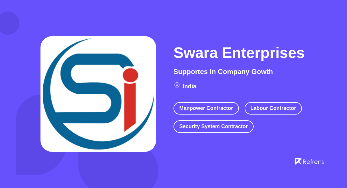 Swara Enterprises | Security System Contractor -Refrens