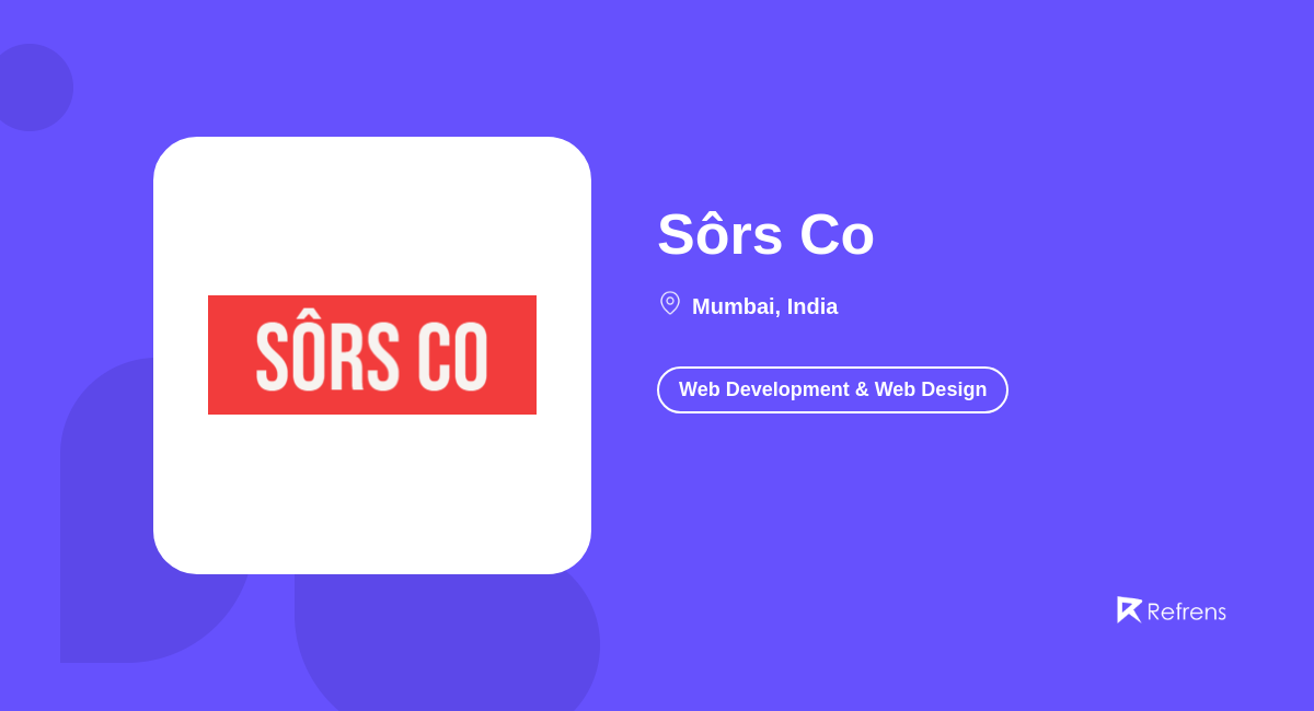Sôrs Co | Web Development & Web Design, Mumbai -Refrens