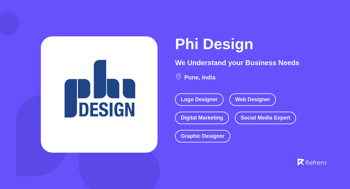 Phi Design, Pune -Refrens