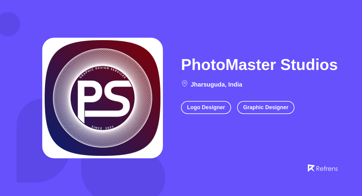 PhotoMaster Studios | Logo Designer, Jharsuguda -Refrens