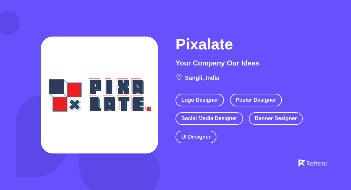 Pixalate | Logo Designer, Sangli -Refrens