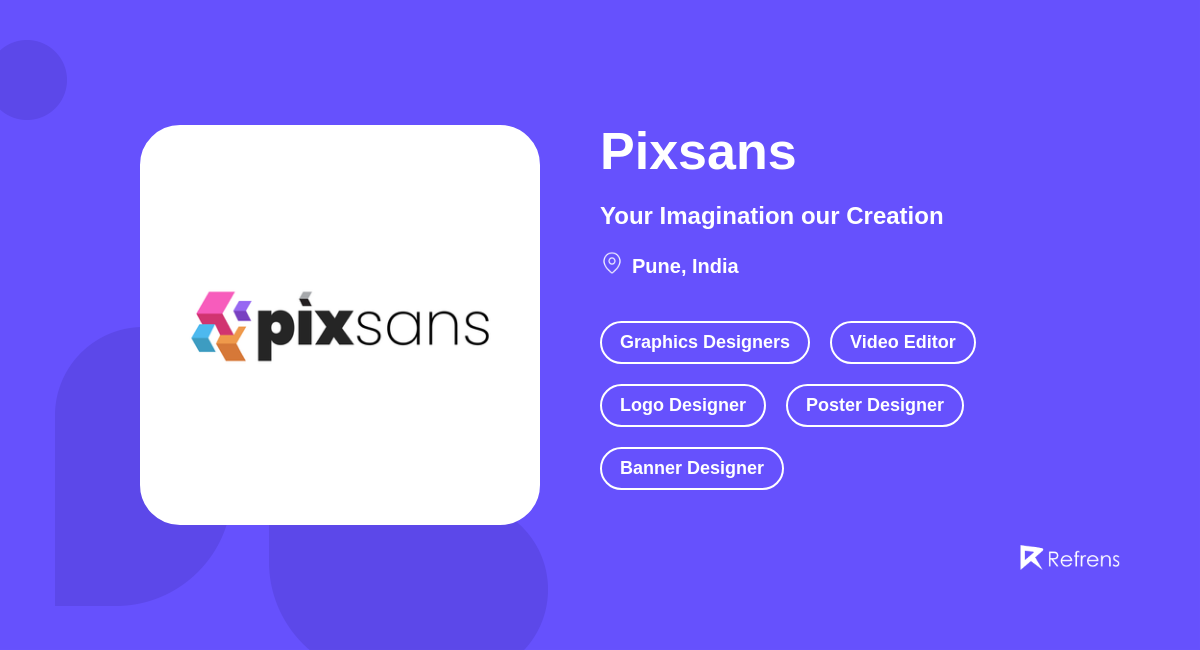 Pixsans, Pune -Refrens