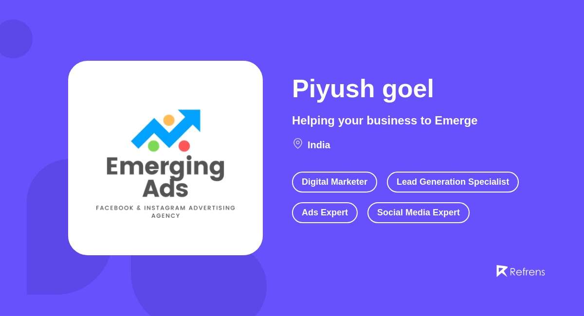 Piyush goel -Refrens