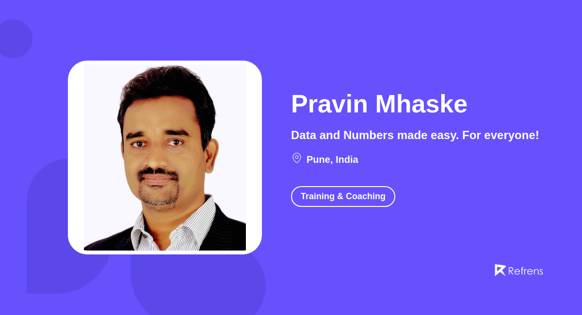 Pravin Mhaske | Training & Coaching, Pune -Refrens
