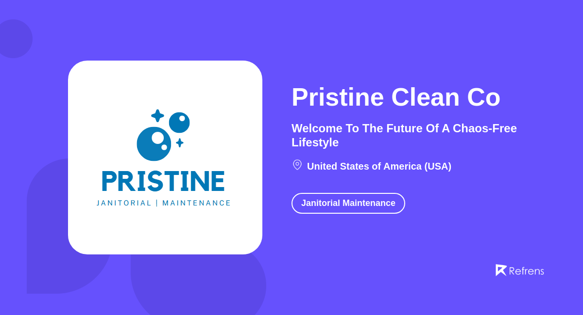 Pristine Clean Co -Refrens
