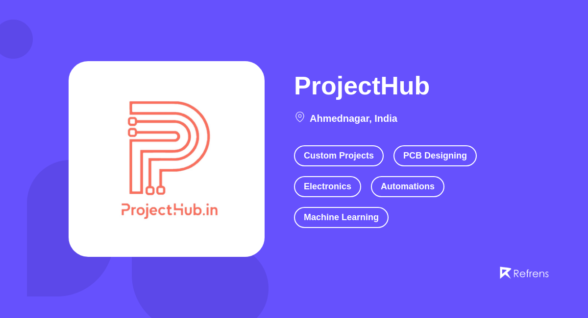 ProjectHub | Electronics, Ahmednagar -Refrens
