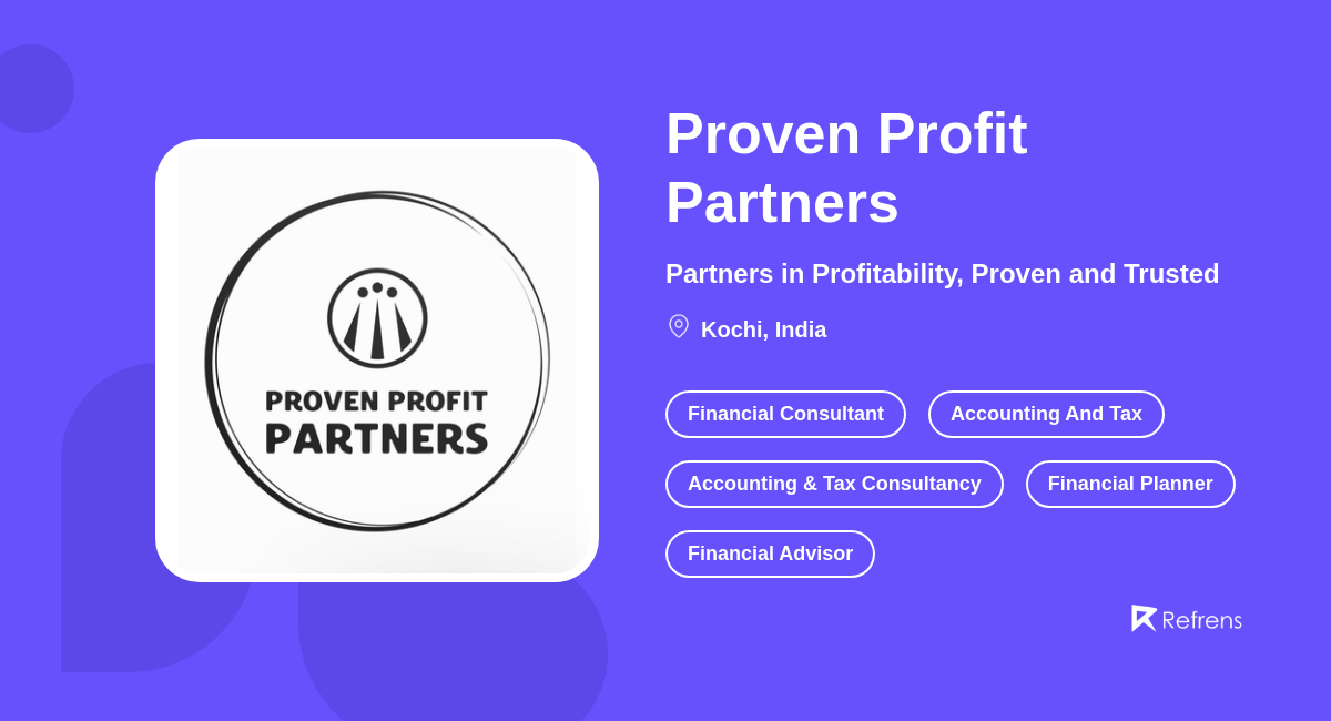 Proven Profit Partners, Kochi -Refrens