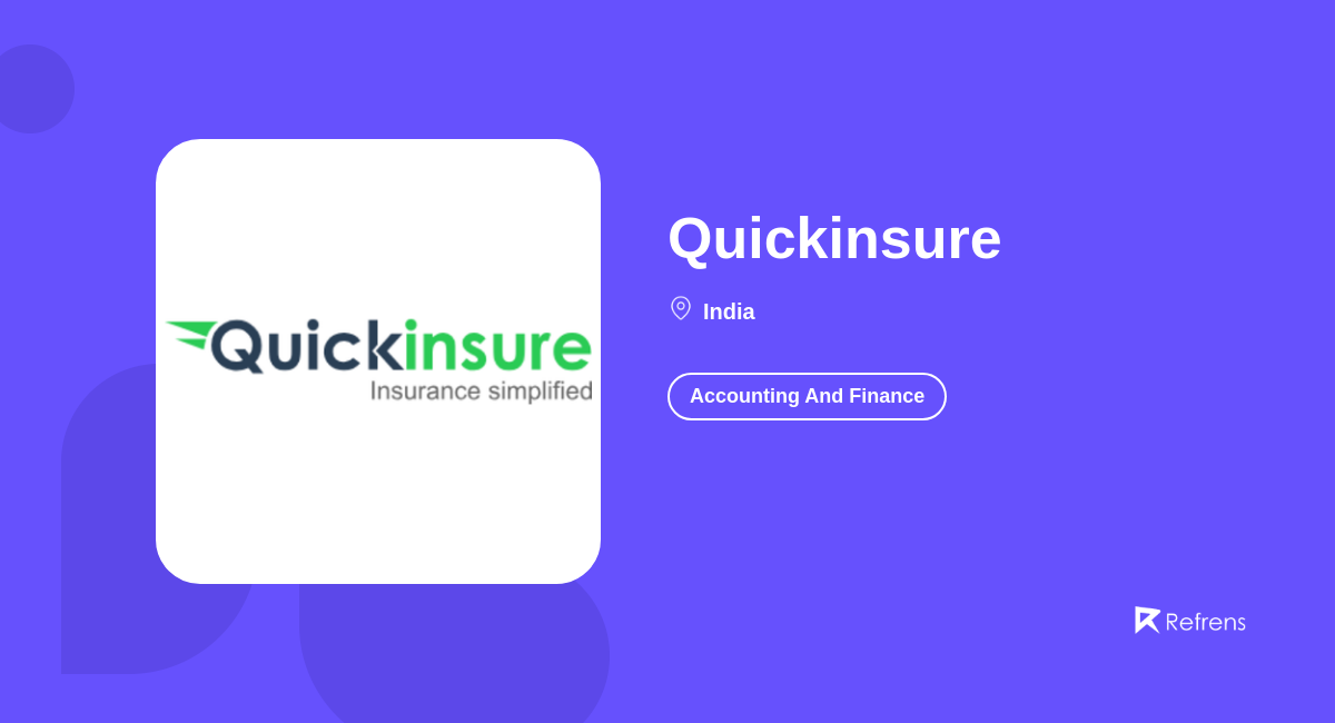 Quickinsure -Refrens