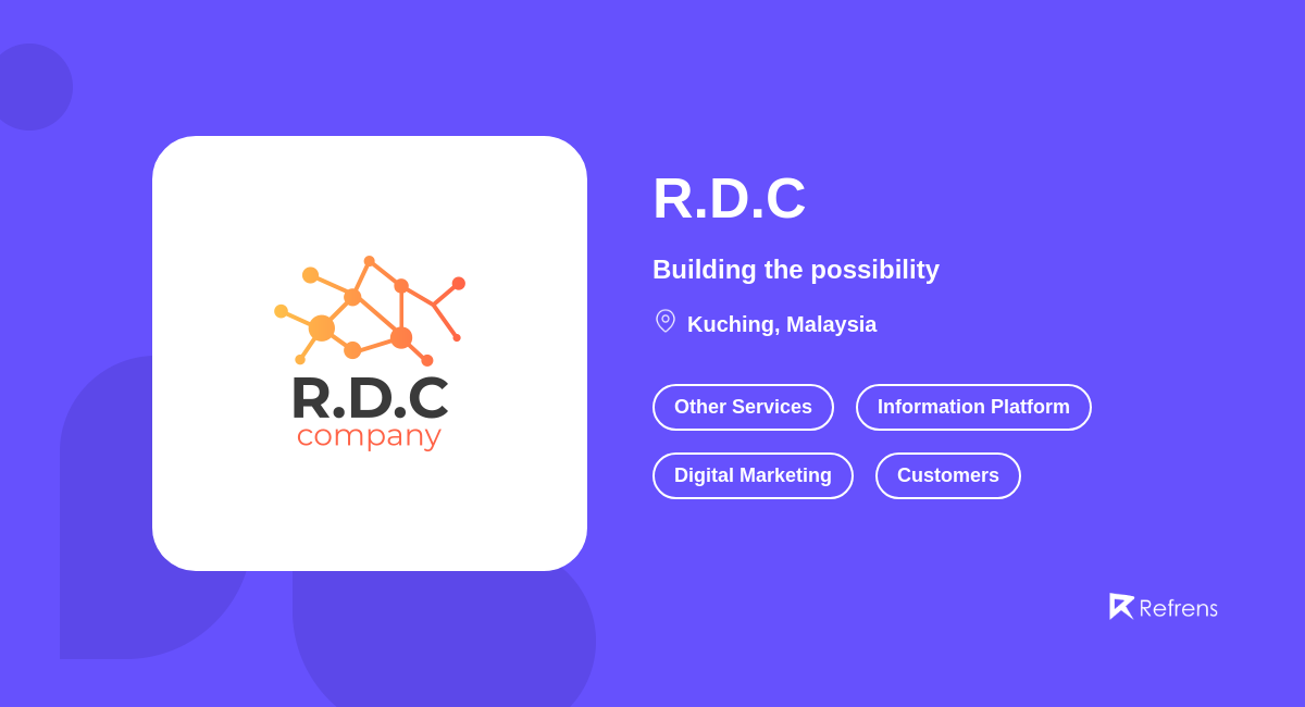 R.D.C | Other Services, Kuching -Refrens
