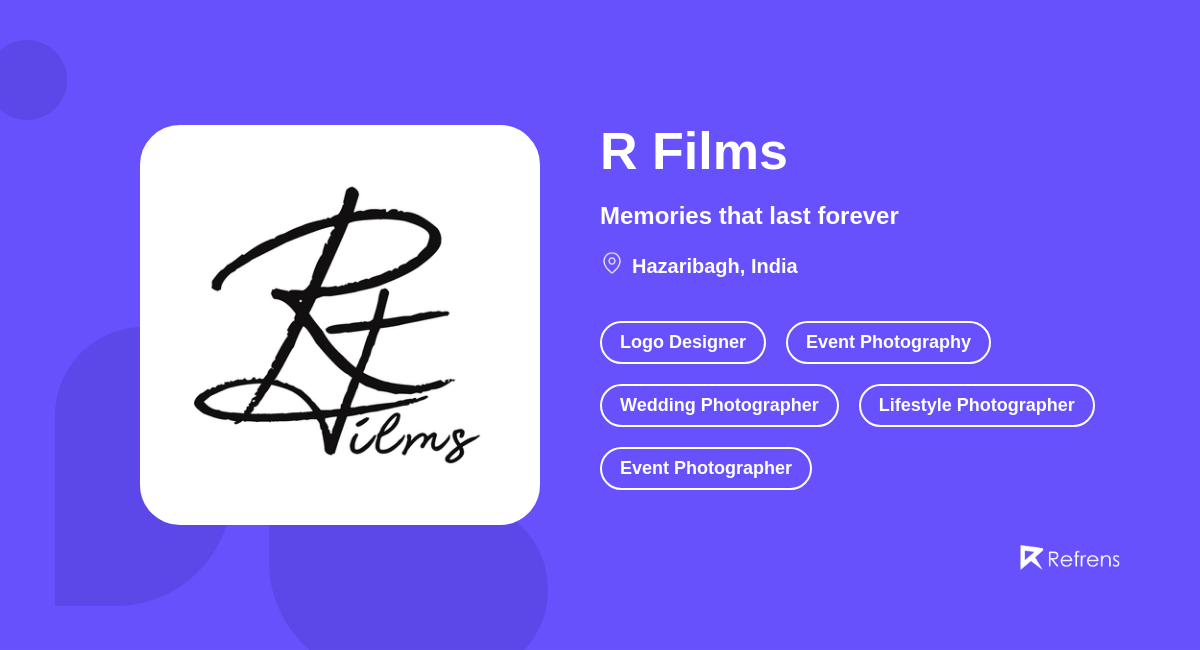 R Films, Hazaribagh -Refrens