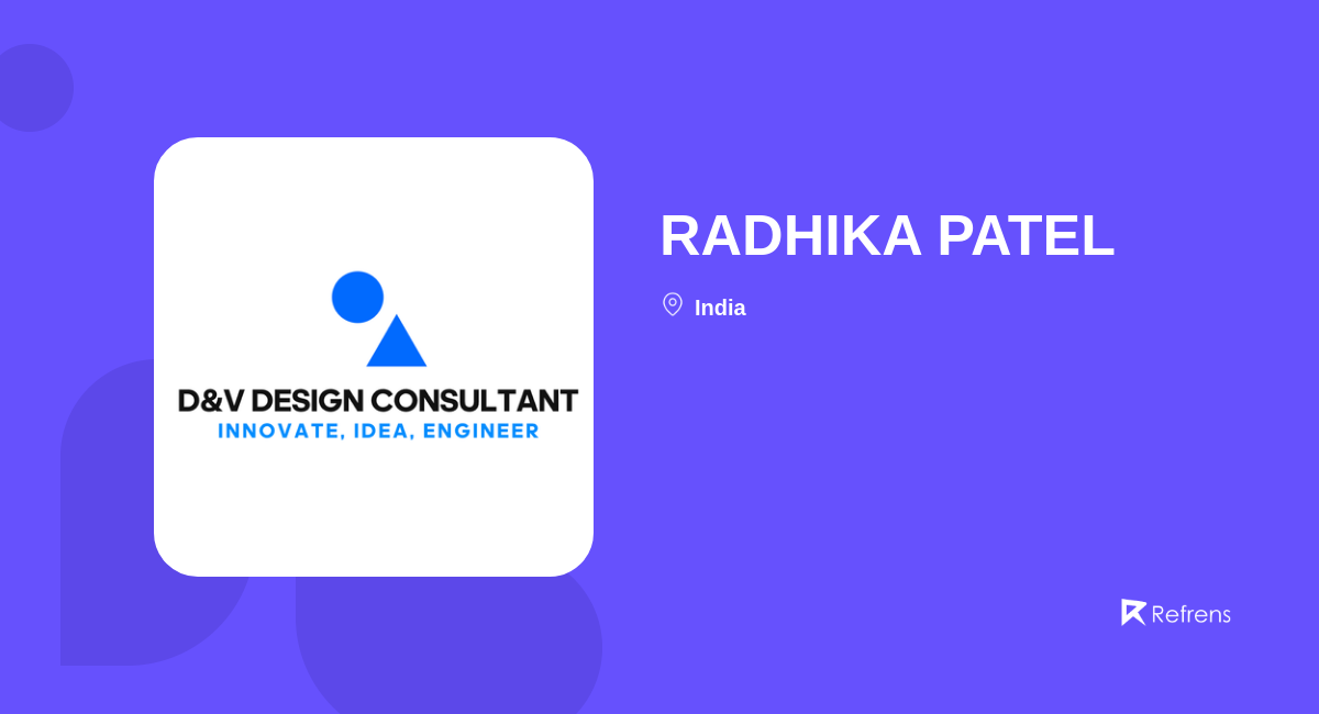 RADHIKA PATEL -Refrens