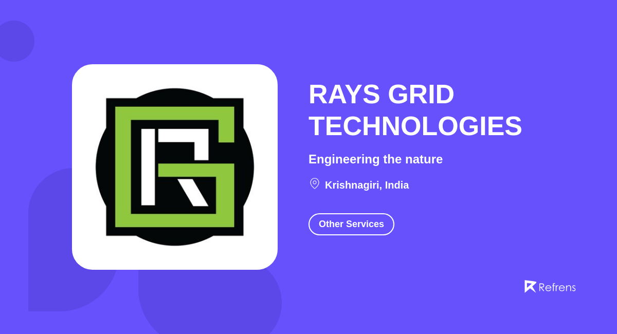 RAYS GRID TECHNOLOGIES | Other Services, Krishnagiri -Refrens