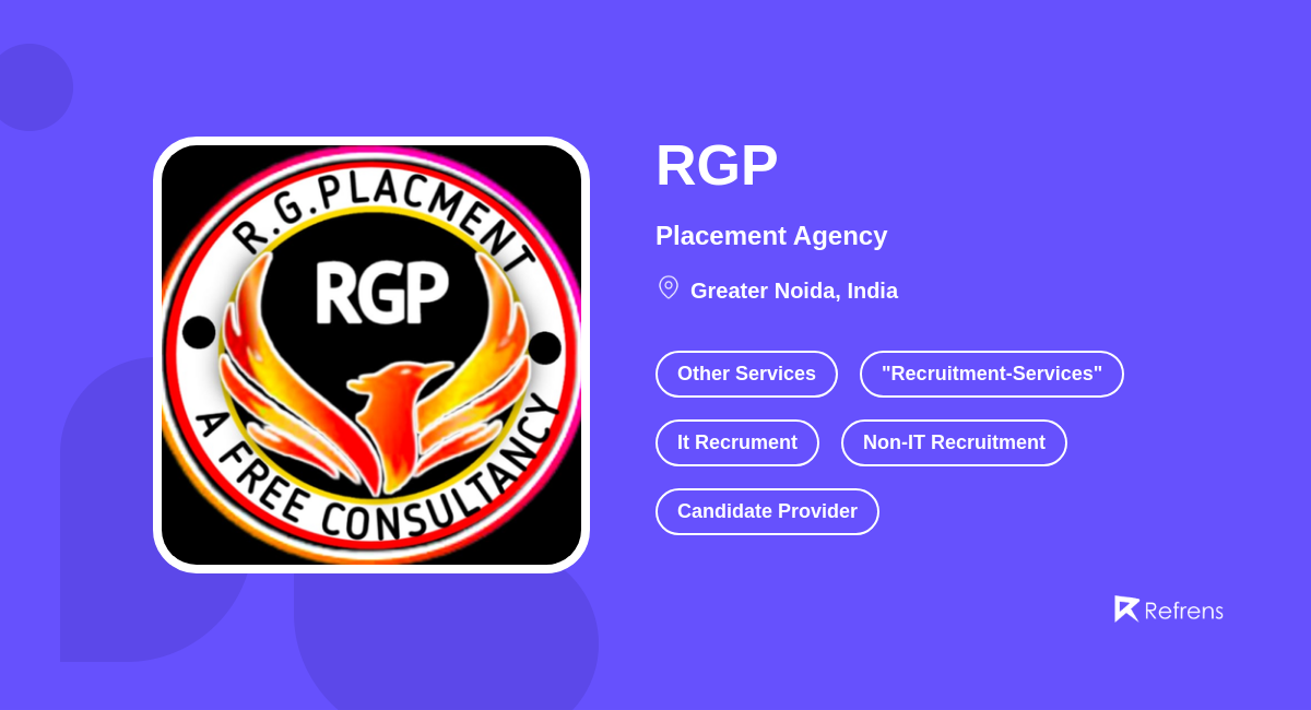RGP, Greater Noida -Refrens