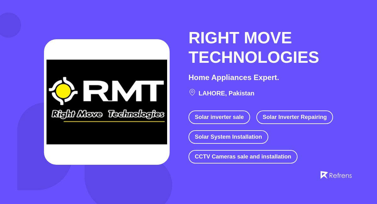 RIGHT MOVE TECHNOLOGIES, LAHORE -Refrens