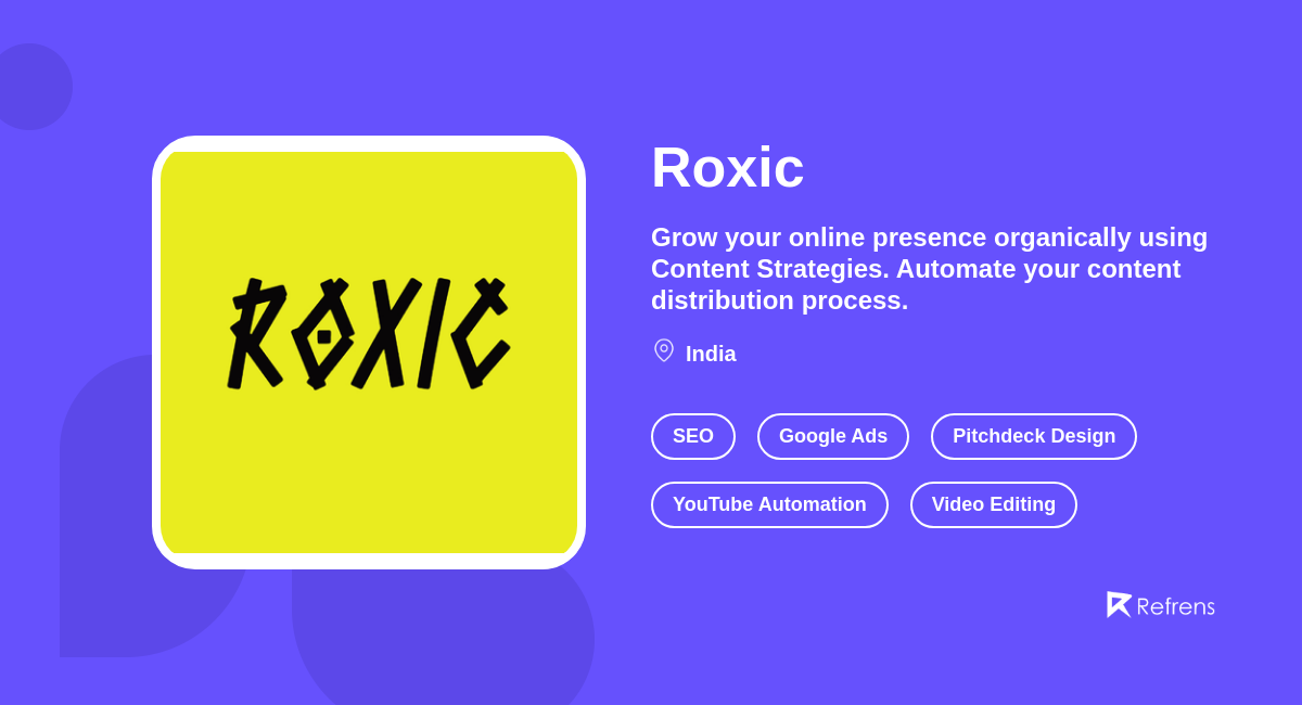 Roxic -Refrens