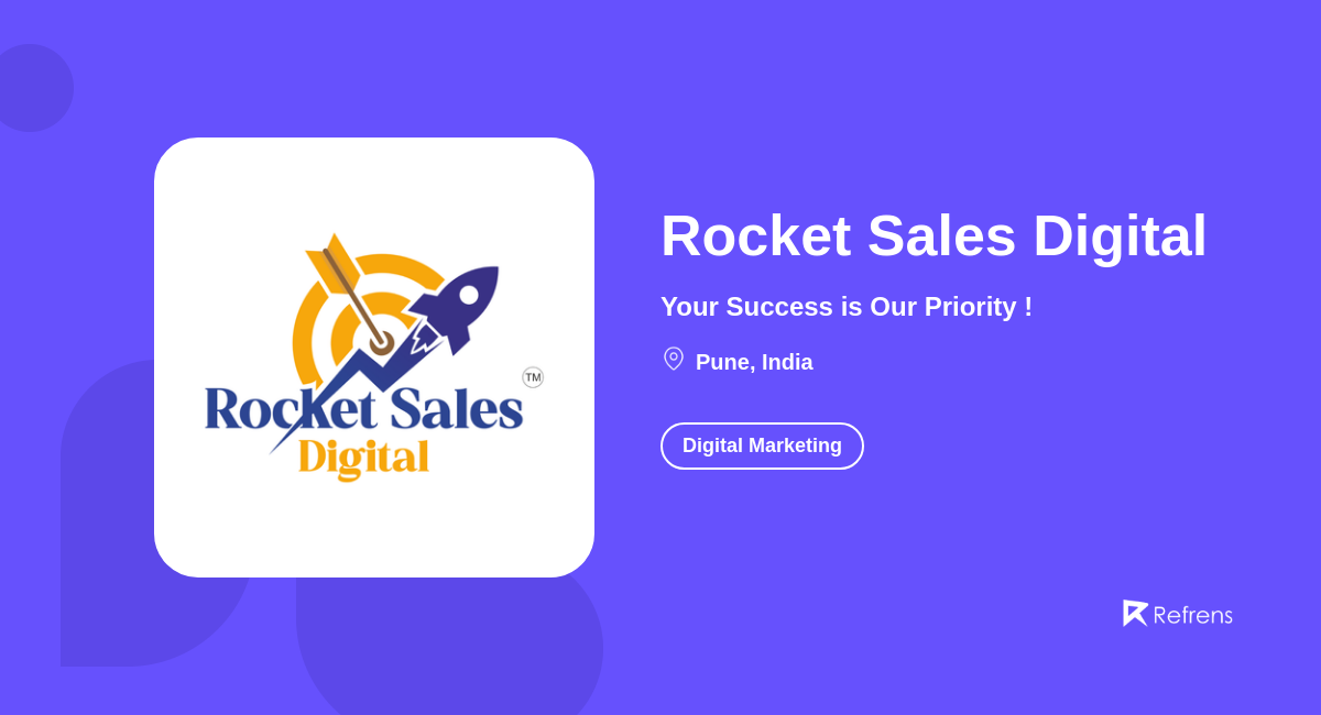 Rocket Sales Digital, Pune -Refrens