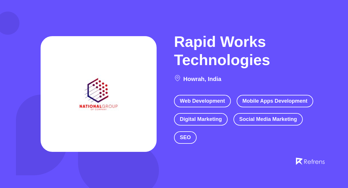 Rapid Works Technologies | Digital Marketing, Howrah -Refrens